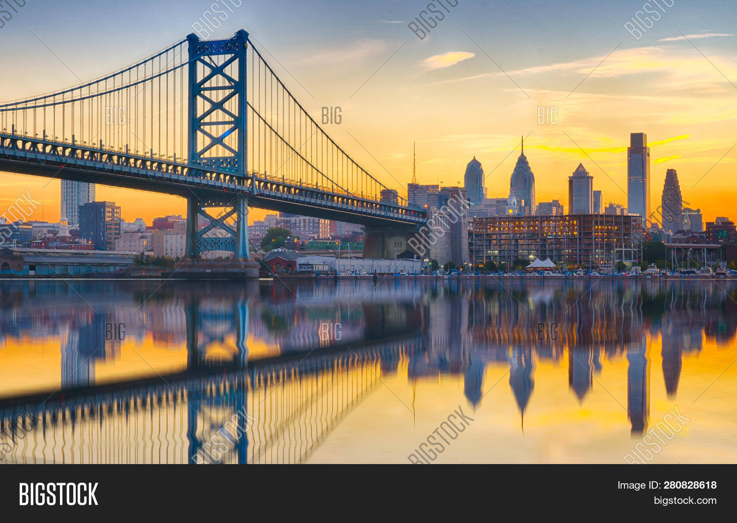 Imagen y foto Philadelphia Sunset (prueba gratis) | Bigstock