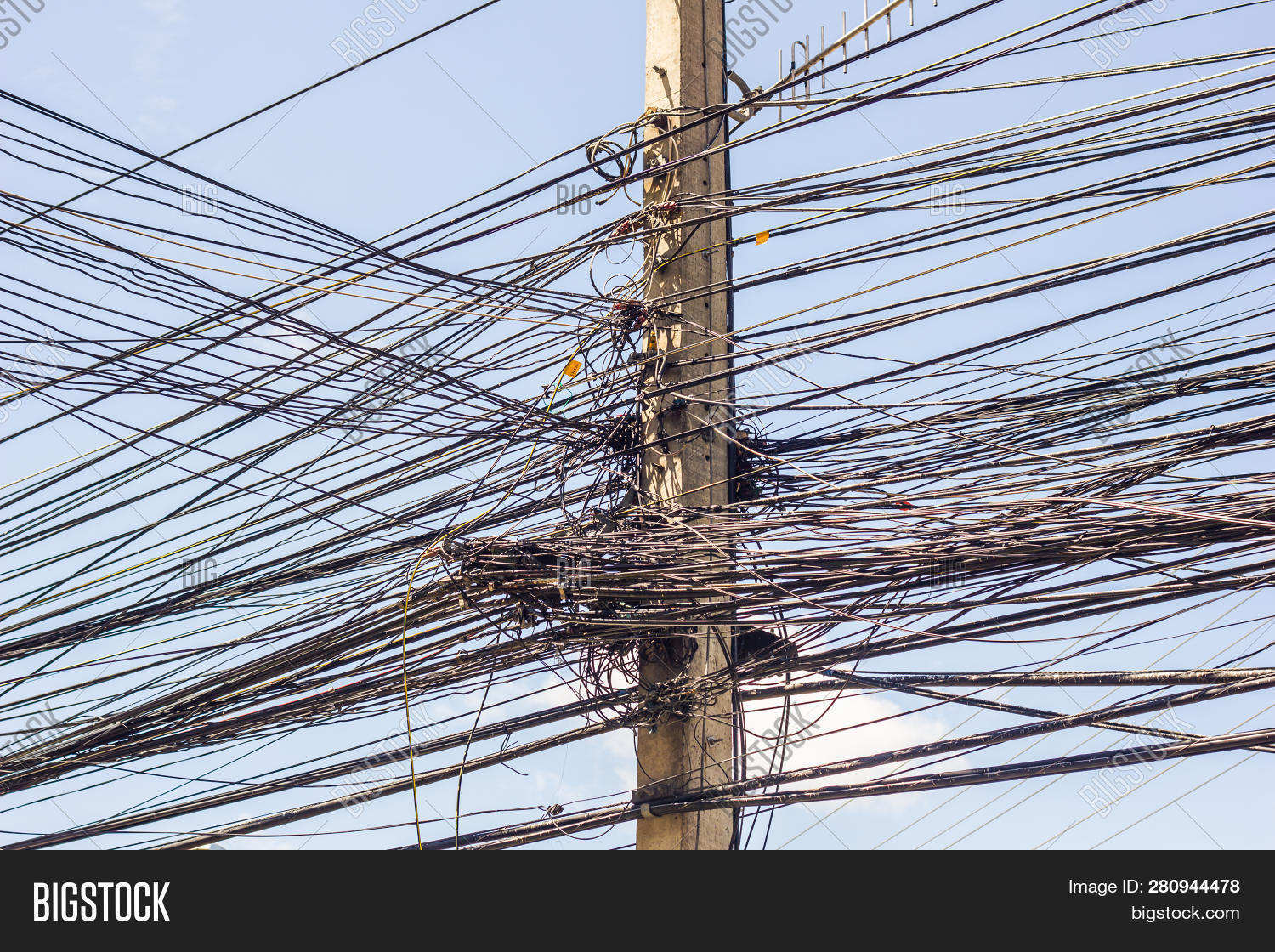 Wire Cable Clutter. Image & Photo (Free Trial) | Bigstock