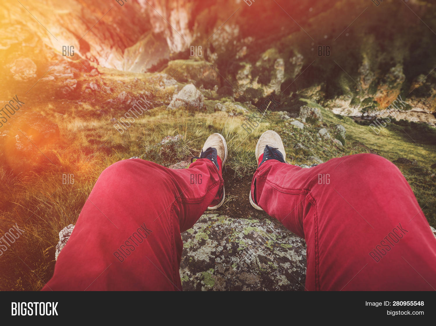Male Traveler Legs Image & Photo (Free Trial) | Bigstock