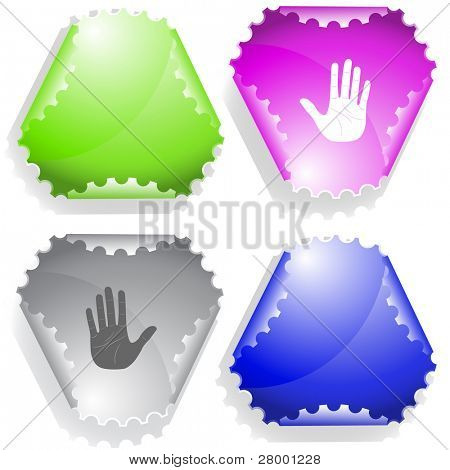 Stop Hand. Raster Image & Photo (Free Trial) | Bigstock