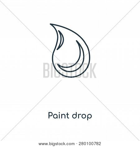 Paint Drop Icon Vector & Photo (Free Trial) | Bigstock