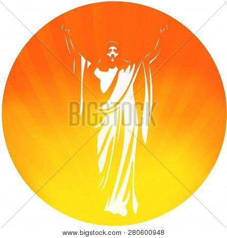 Jesus His Arms Raised Vector & Photo (Free Trial) | Bigstock