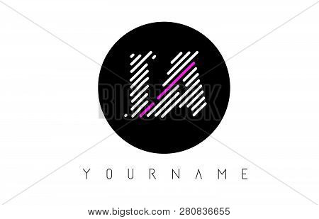 La Letter Logo Design Vector & Photo (Free Trial) | Bigstock