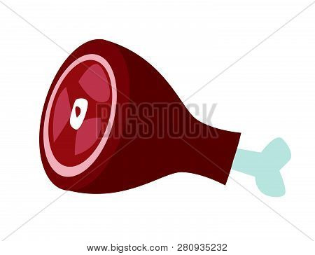 Fresh Cartoon Ham Vector & Photo (Free Trial) | Bigstock