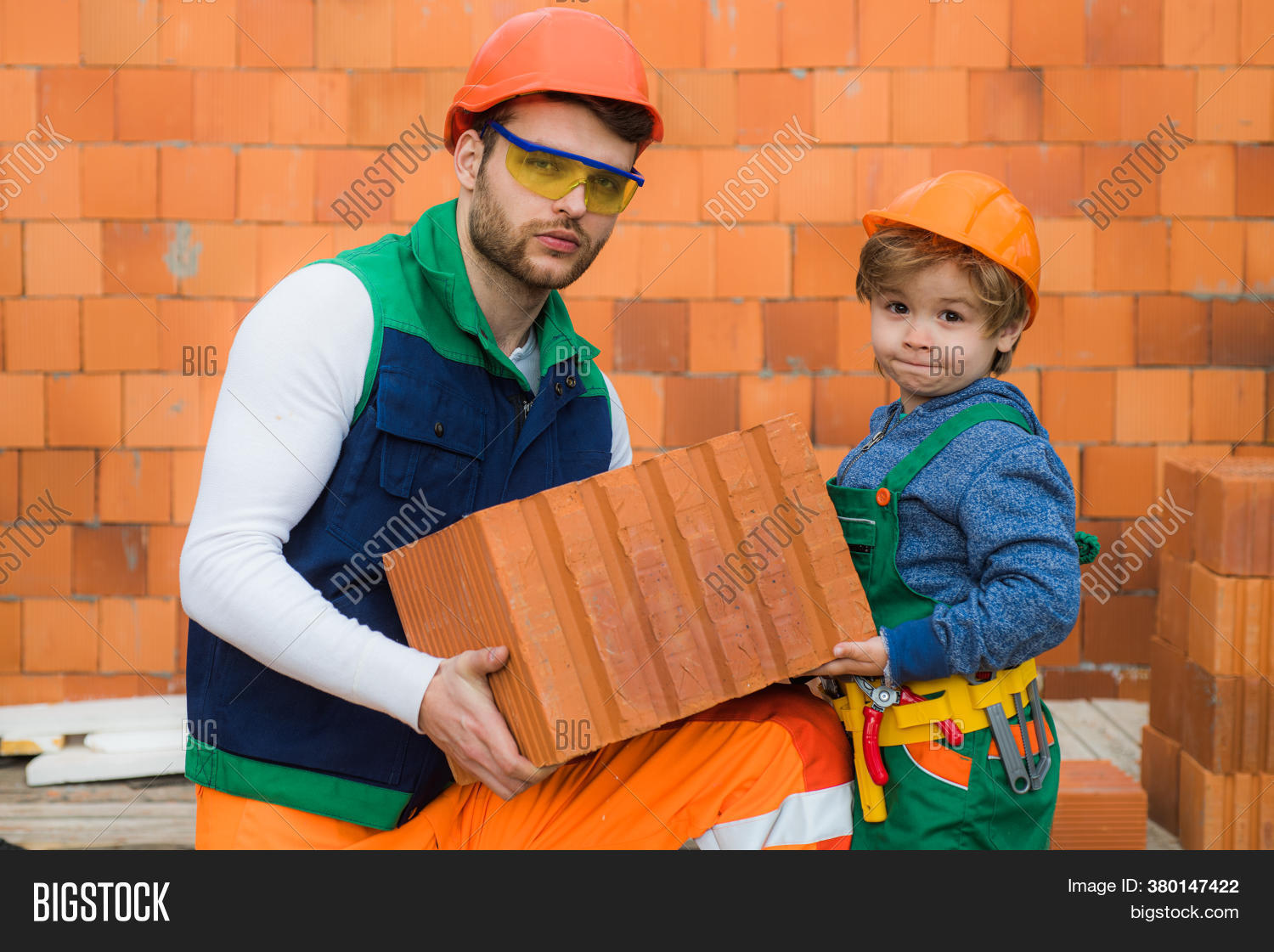 Brothers Bricklayers Image & Photo (Free Trial) | Bigstock