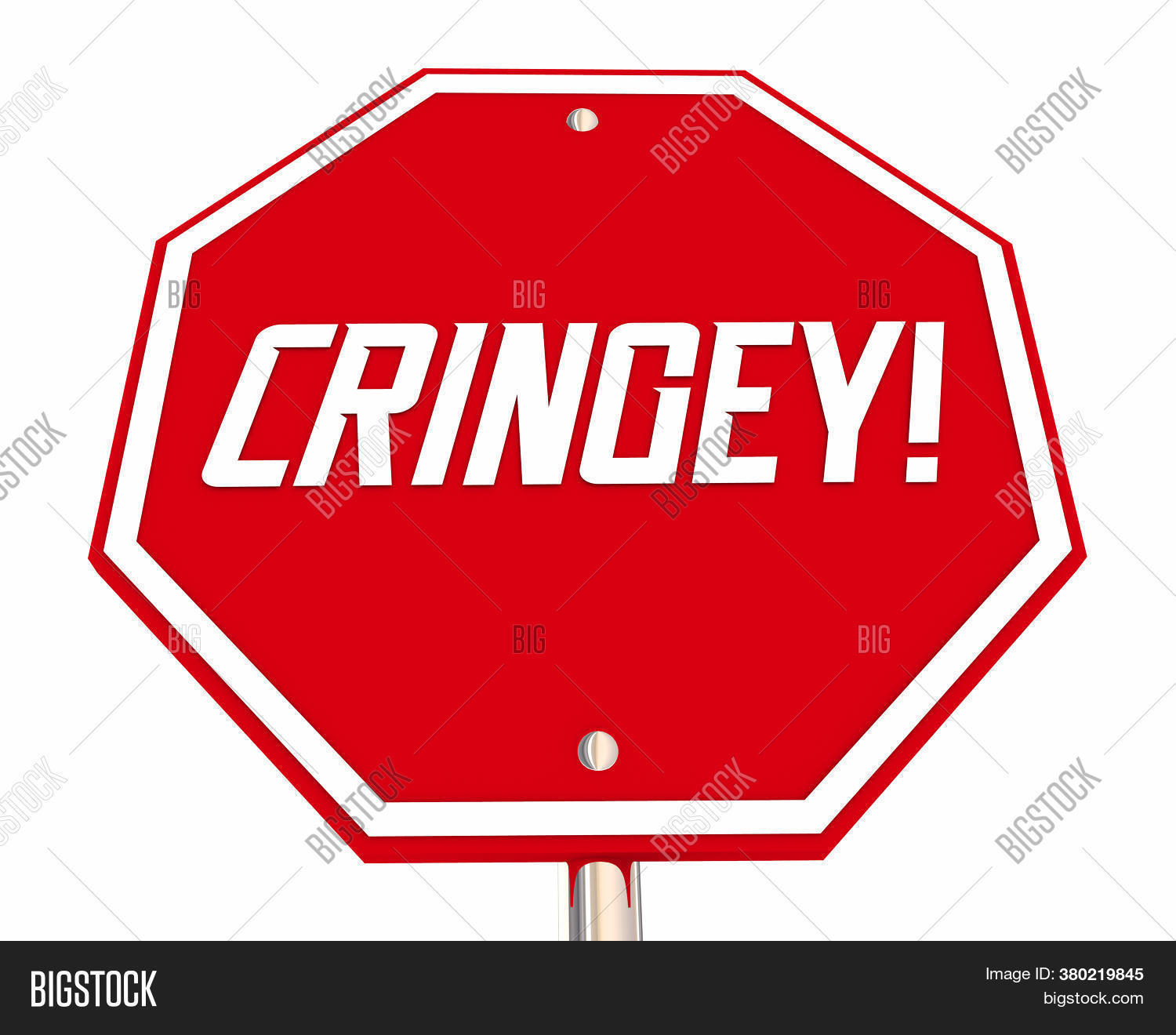 Cringey Stop Sign Image & Photo (Free Trial) | Bigstock