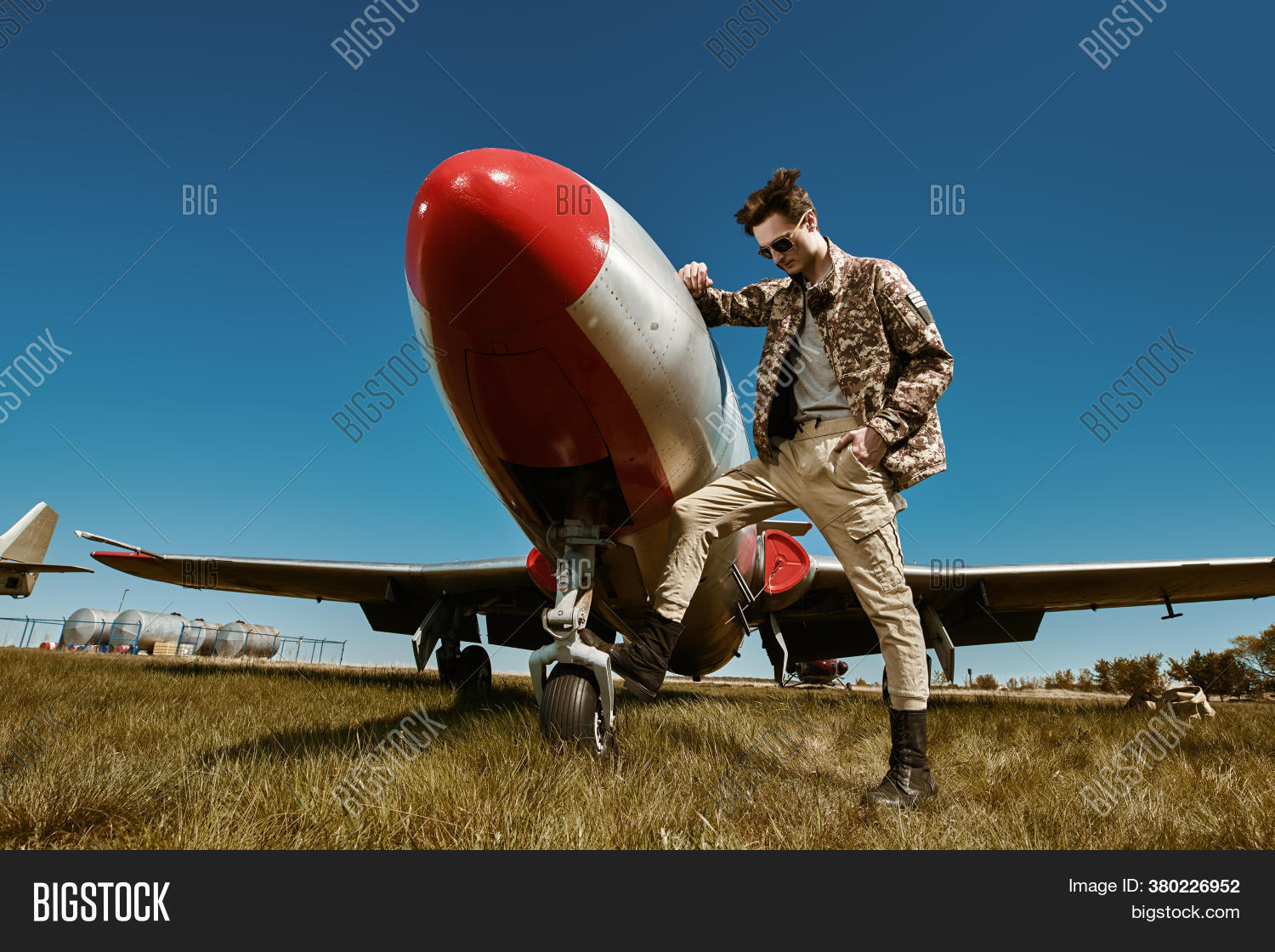 Handsome Man Pilot Image & Photo (Free Trial) | Bigstock