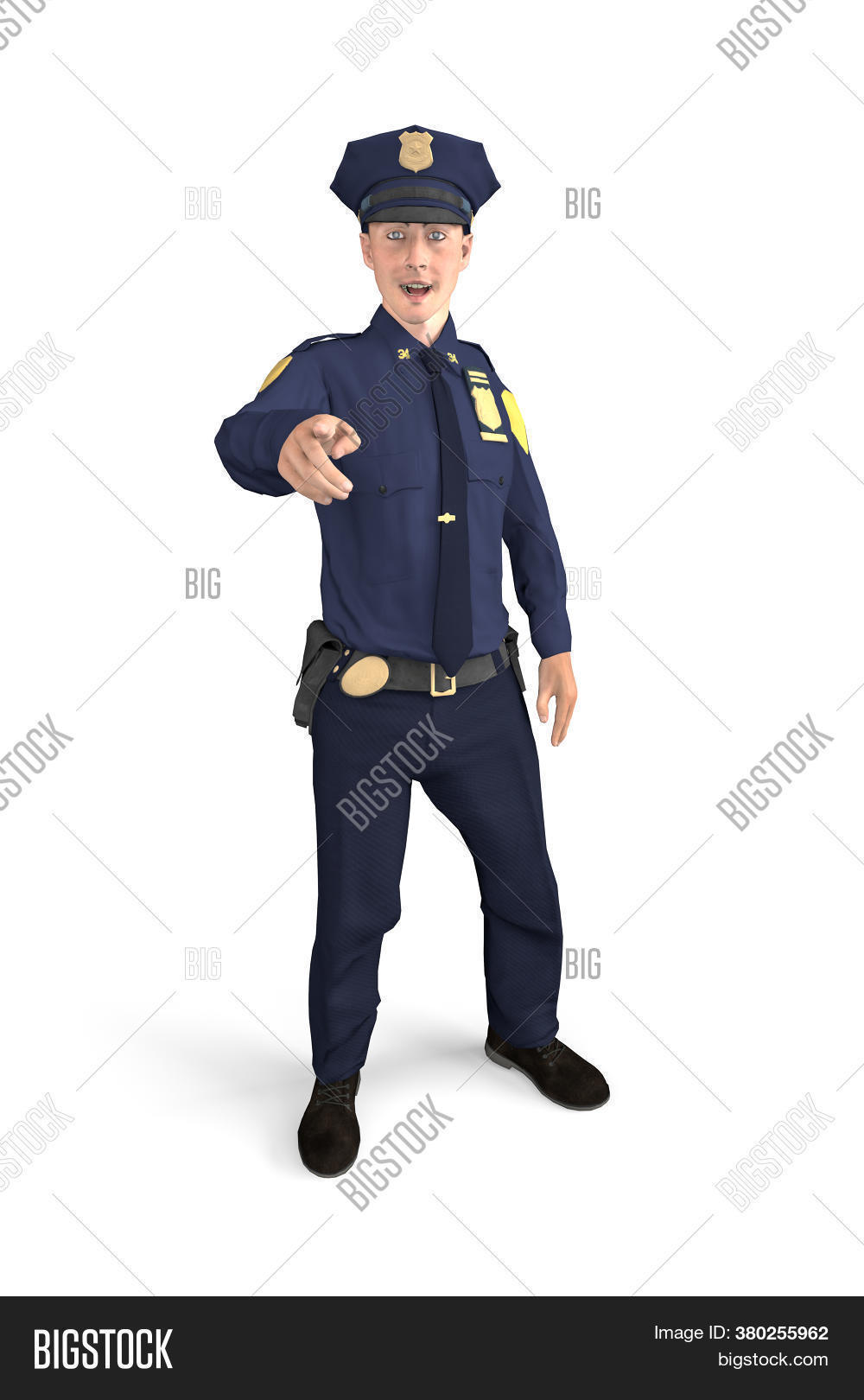 Smiling Policeman Image & Photo (Free Trial) | Bigstock