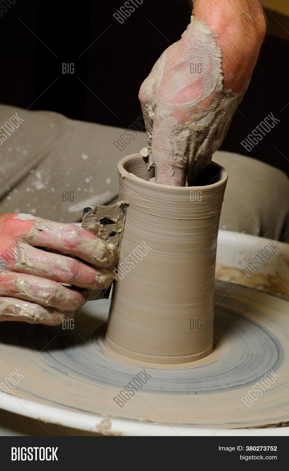 Making Pottery Hand On Image & Photo (Free Trial) | Bigstock