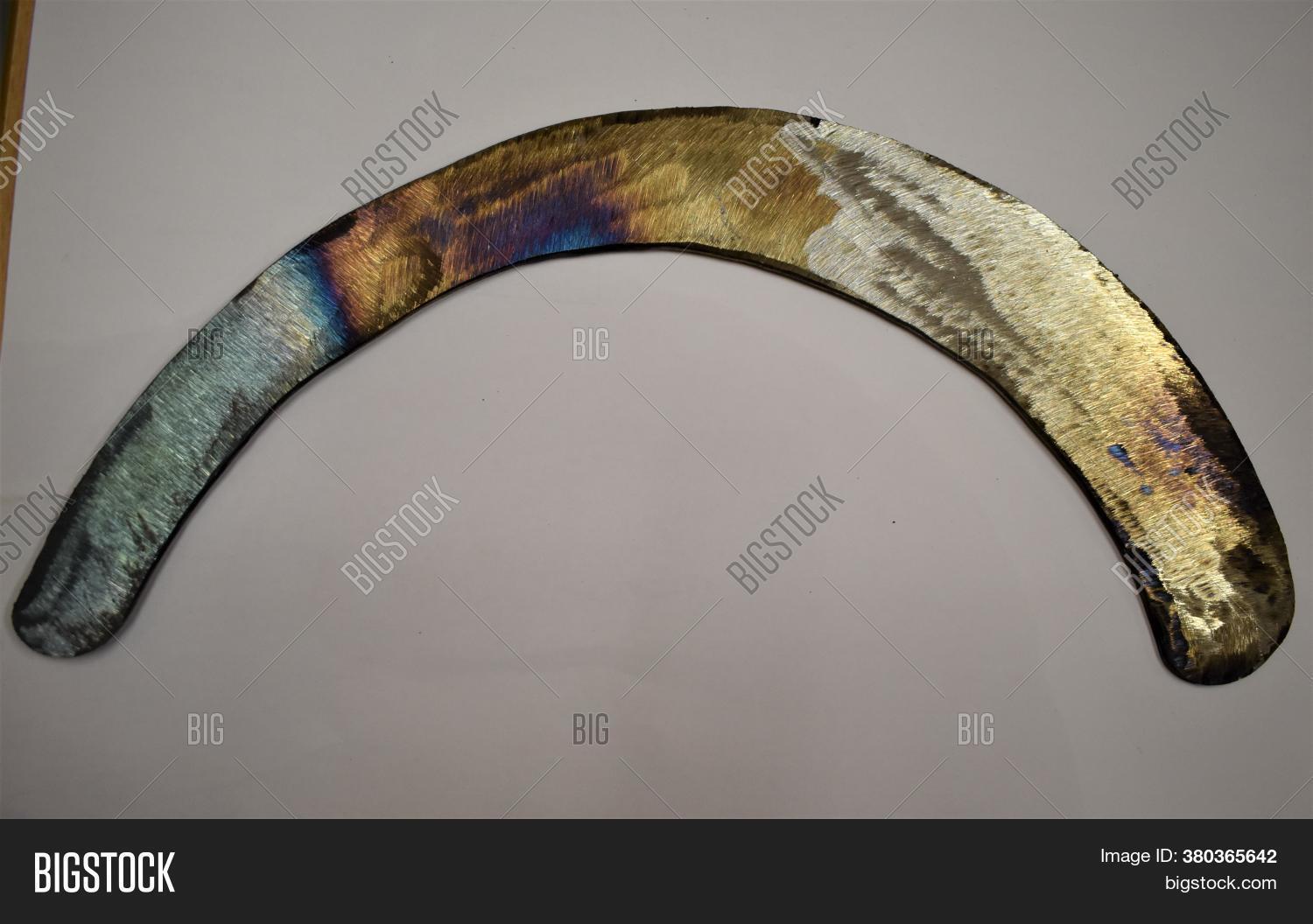New Iron Boomerang. Image & Photo (Free Trial) | Bigstock