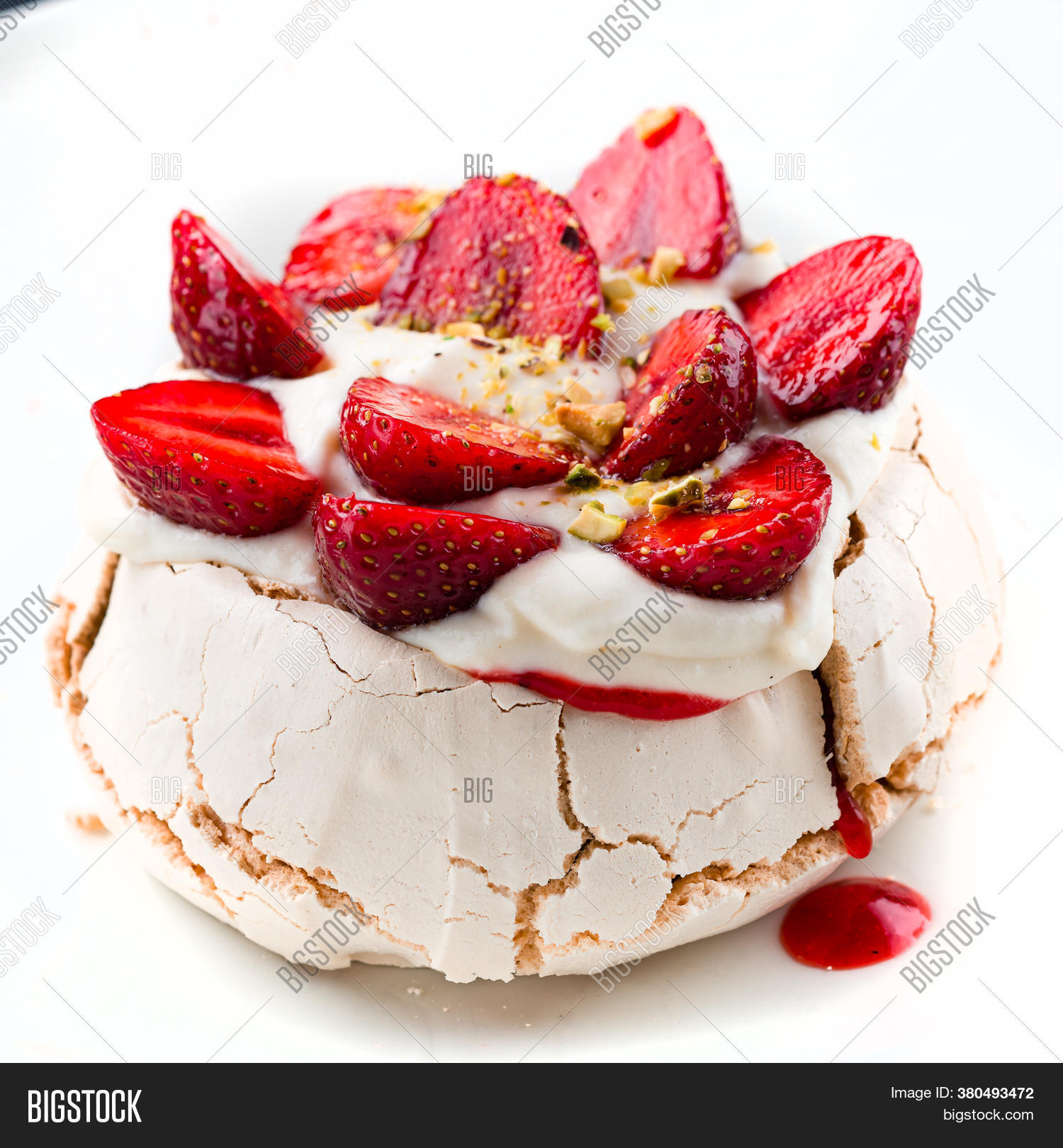 Rustic Pavlova Cake Image & Photo (Free Trial) | Bigstock