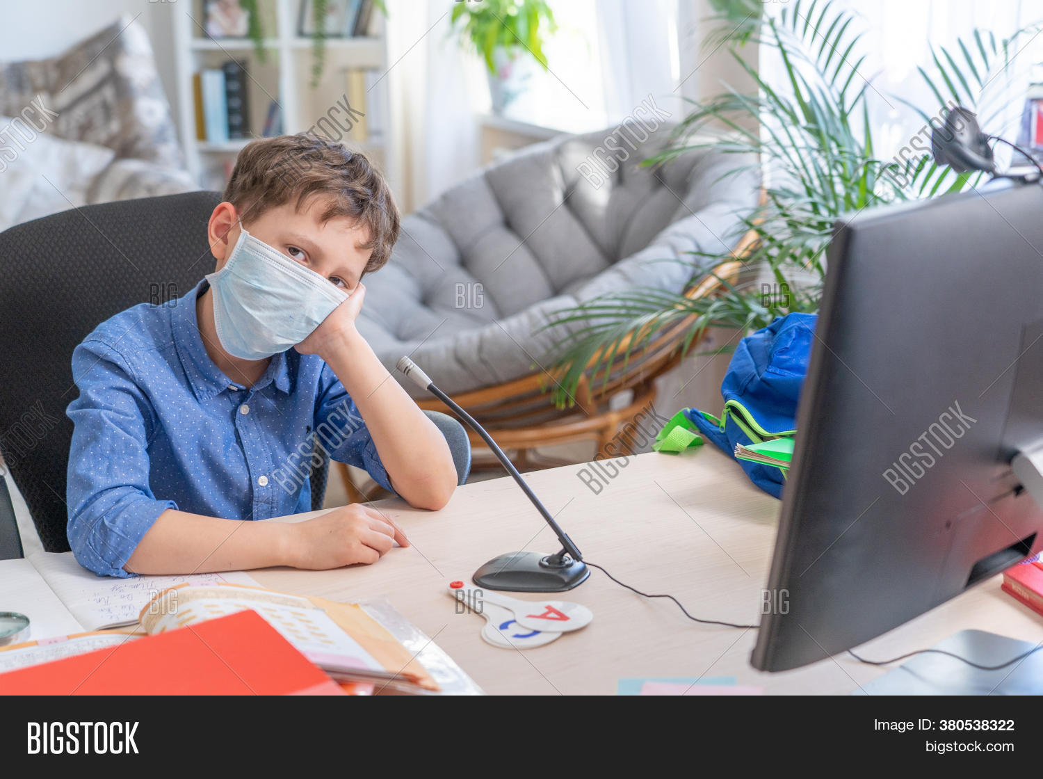 Sad Boy Face Mask Image & Photo (Free Trial) | Bigstock