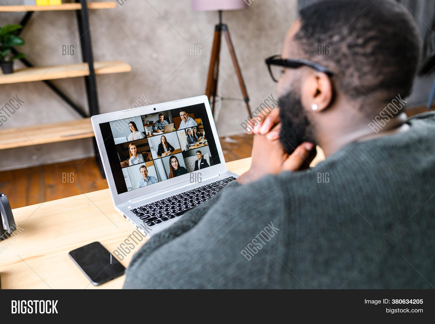 Virtual Meeting Many Image & Photo (Free Trial) | Bigstock