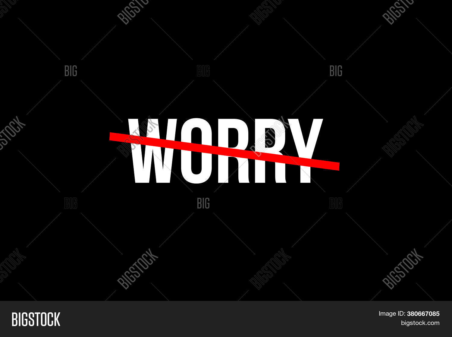 No More Worry. Crossed Image & Photo (Free Trial) | Bigstock