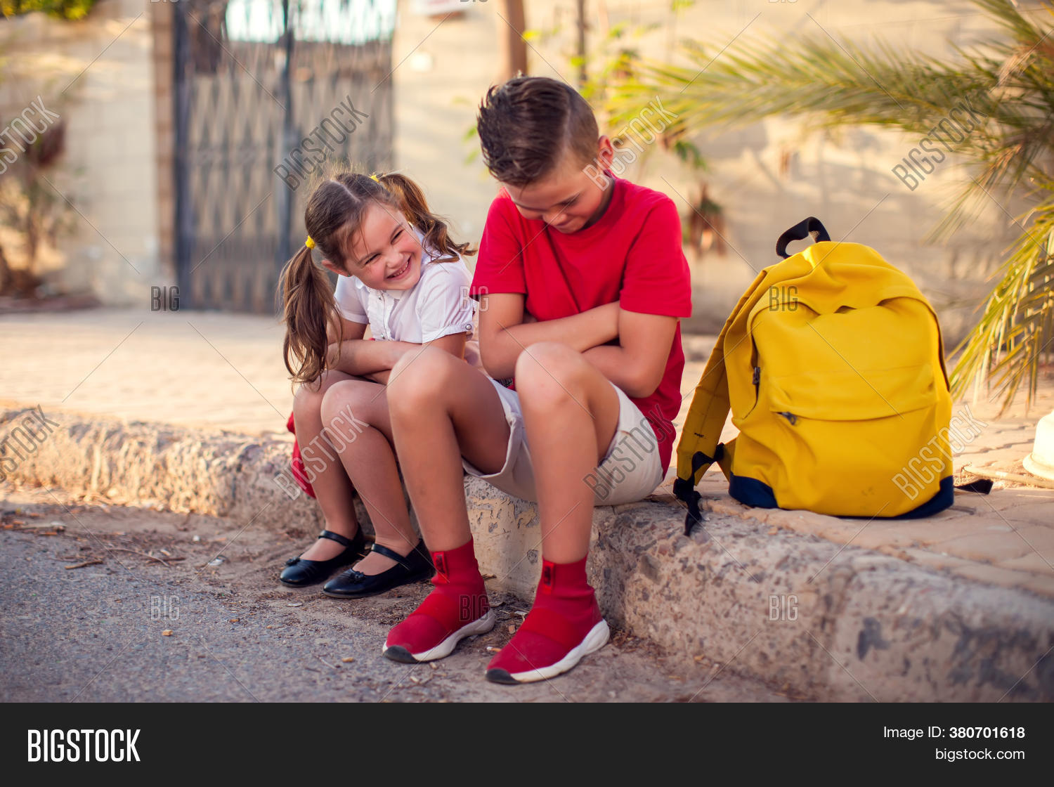 Upset Pupils Taking Image & Photo (Free Trial) | Bigstock