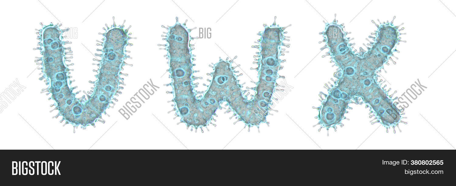 Set Letters Made Virus Image & Photo (Free Trial) | Bigstock