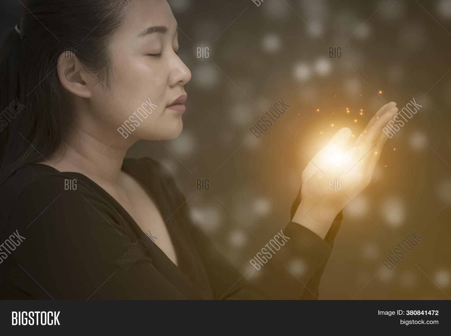 Asian Woman Praying Image & Photo (Free Trial) | Bigstock