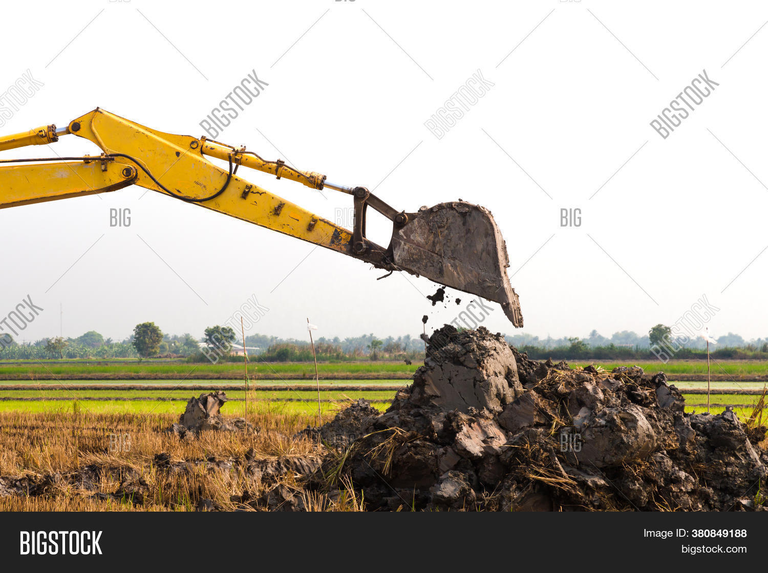 Excavator Backhoe Arm Image & Photo (Free Trial) | Bigstock