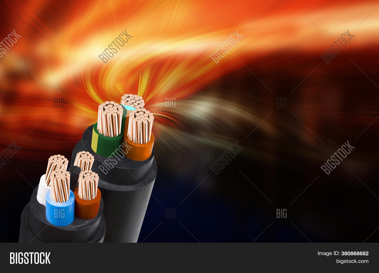 Electric Wire On Fire Image & Photo (Free Trial) | Bigstock