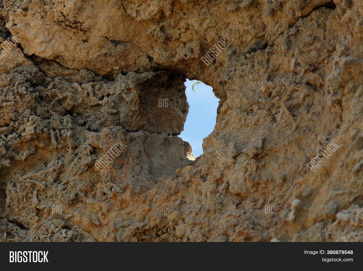 Rock Hole Created By Image & Photo (Free Trial) | Bigstock