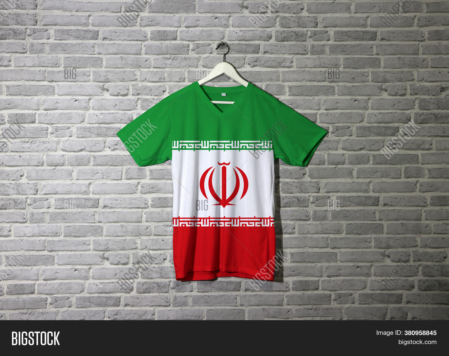 Iran Flag On Shirt Image & Photo (Free Trial) | Bigstock