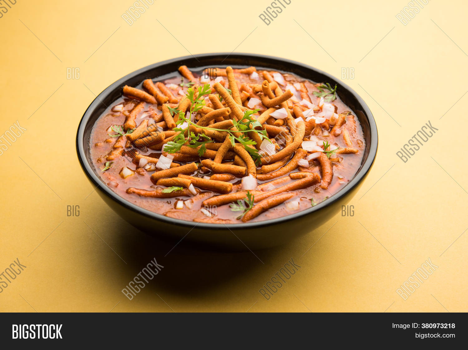 Spicy Sev Bhaji Image & Photo (Free Trial) | Bigstock