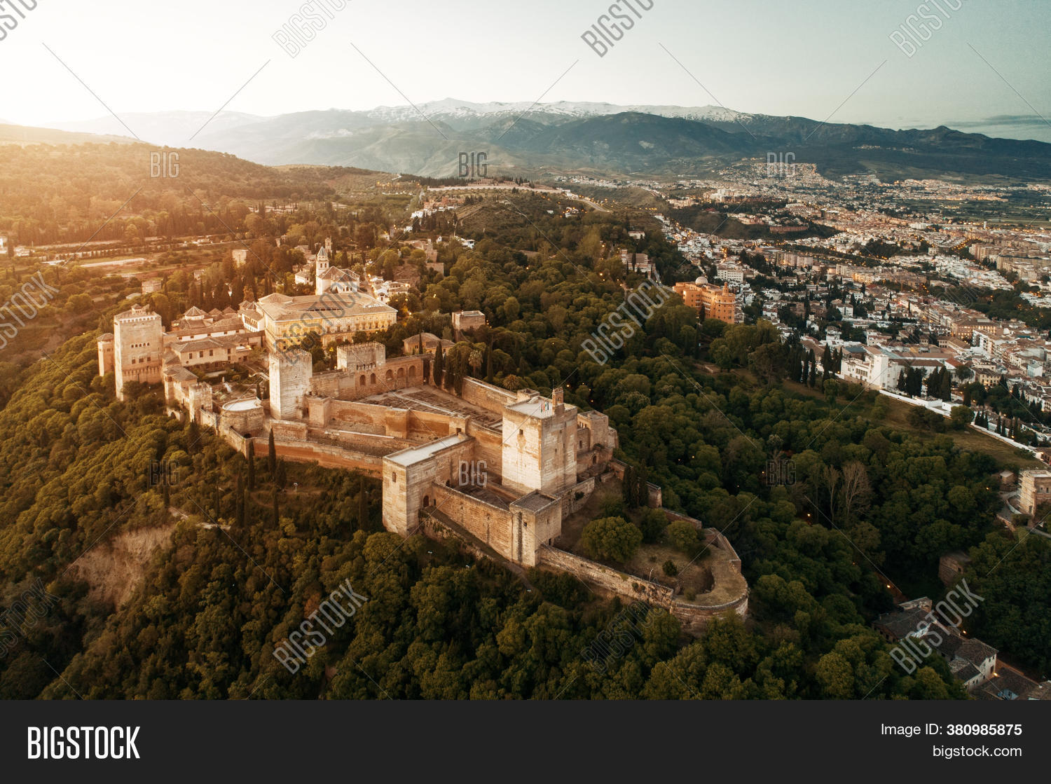 Alhambra Aerial View Image & Photo (Free Trial) | Bigstock
