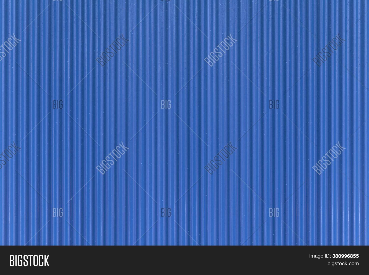 Blue Corrugated Metal Image & Photo (Free Trial) | Bigstock