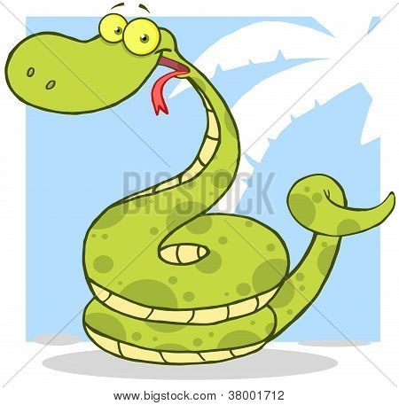 Happy Snake Cartoon Image & Photo (Free Trial) | Bigstock