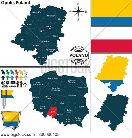 Vector Map Opole Vector & Photo (Free Trial) | Bigstock