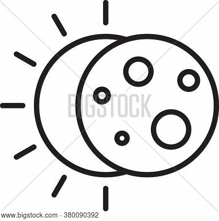 Black Line Eclipse Vector & Photo (Free Trial) | Bigstock