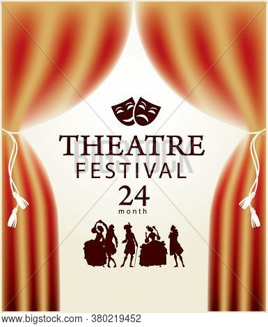 Banner Theatre Vector & Photo (Free Trial) | Bigstock