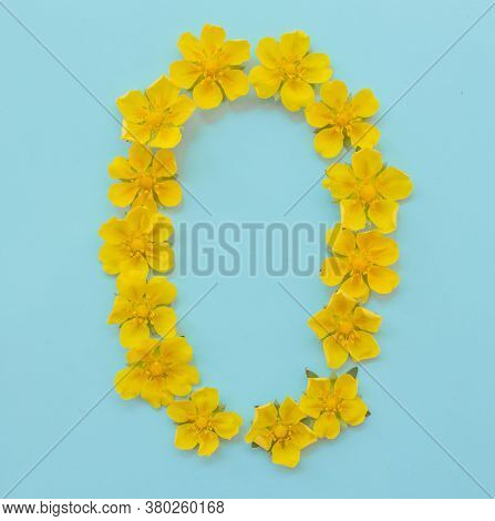 Number 0 On Blue Image & Photo (Free Trial) | Bigstock