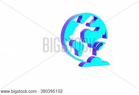 Turquoise Earth Globe Image & Photo (Free Trial) | Bigstock