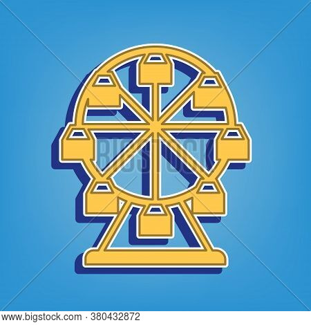Ferris Wheel Sign. Vector & Photo (Free Trial) | Bigstock