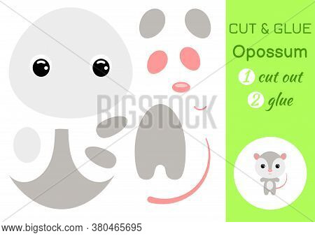 Cut Glue Baby Opossum Vector & Photo (Free Trial) | Bigstock