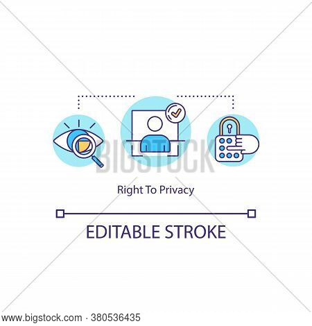 Right Privacy Concept Vector & Photo (Free Trial) | Bigstock