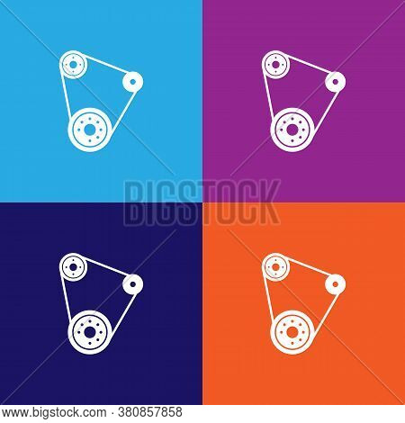 Timing Belt Outline Vector & Photo (Free Trial) | Bigstock