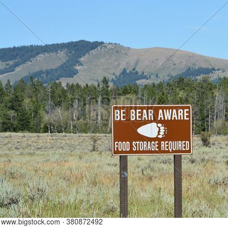 Sign Be Bear Aware Image & Photo (Free Trial) | Bigstock