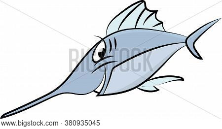 Cartoon Swordfish Vector & Photo (Free Trial) | Bigstock