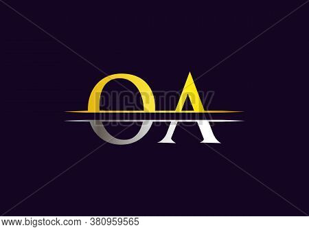 Oa Logo Business Vector & Photo (Free Trial) | Bigstock