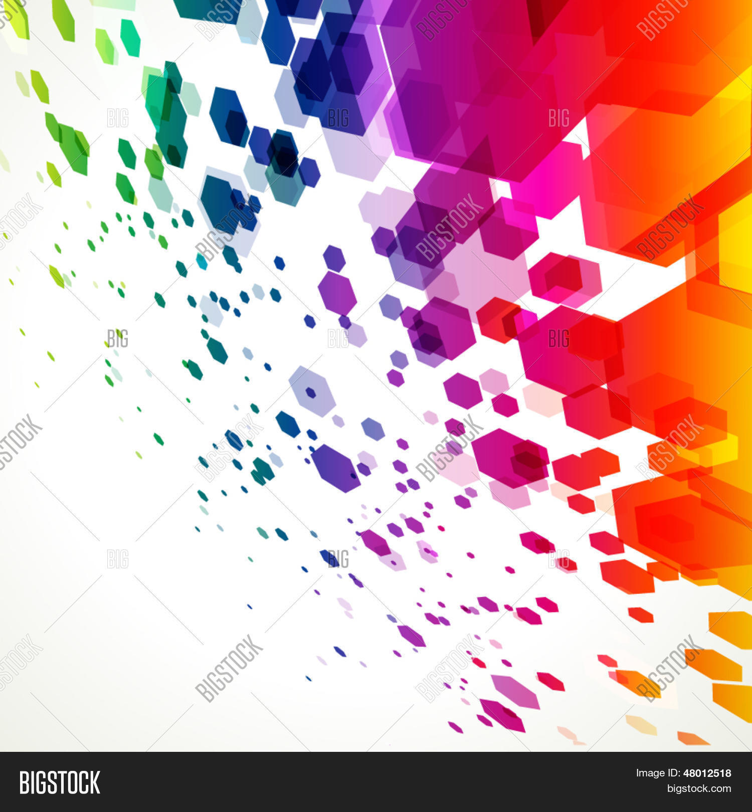 Abstract Forms Flying Stars