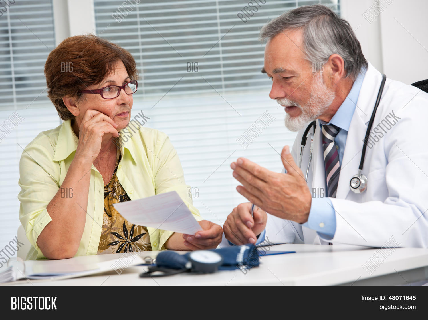 Doctor Talking His Image & Photo (Free Trial) | Bigstock