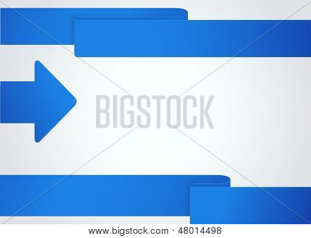 Blue Arrow Sign. Vector & Photo (Free Trial) | Bigstock