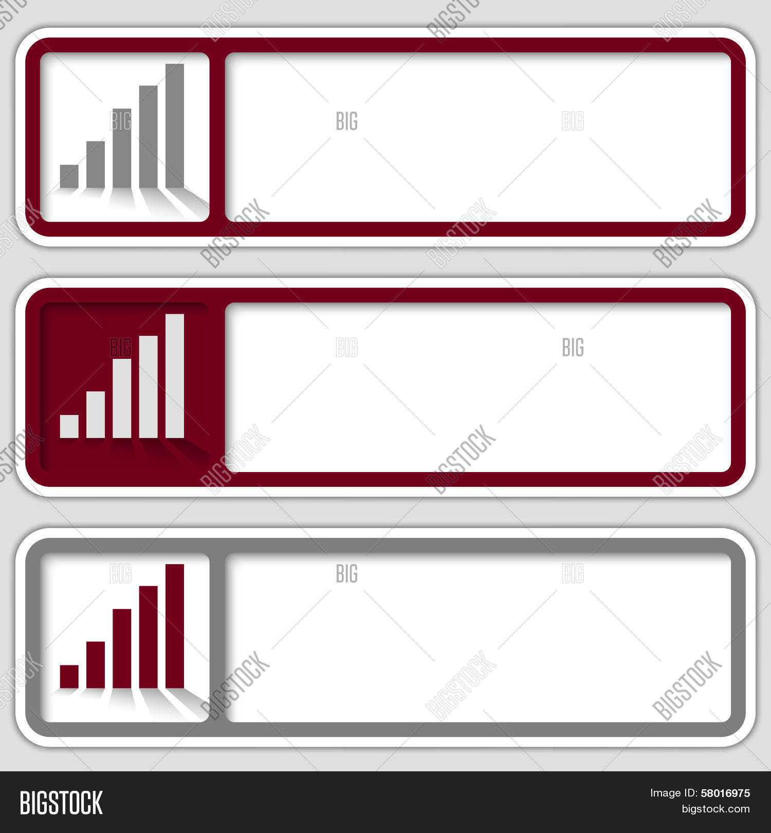 Set Three Frames Any Vector & Photo (Free Trial) | Bigstock