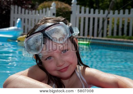 Girl On Pool Float Image & Photo (Free Trial) | Bigstock