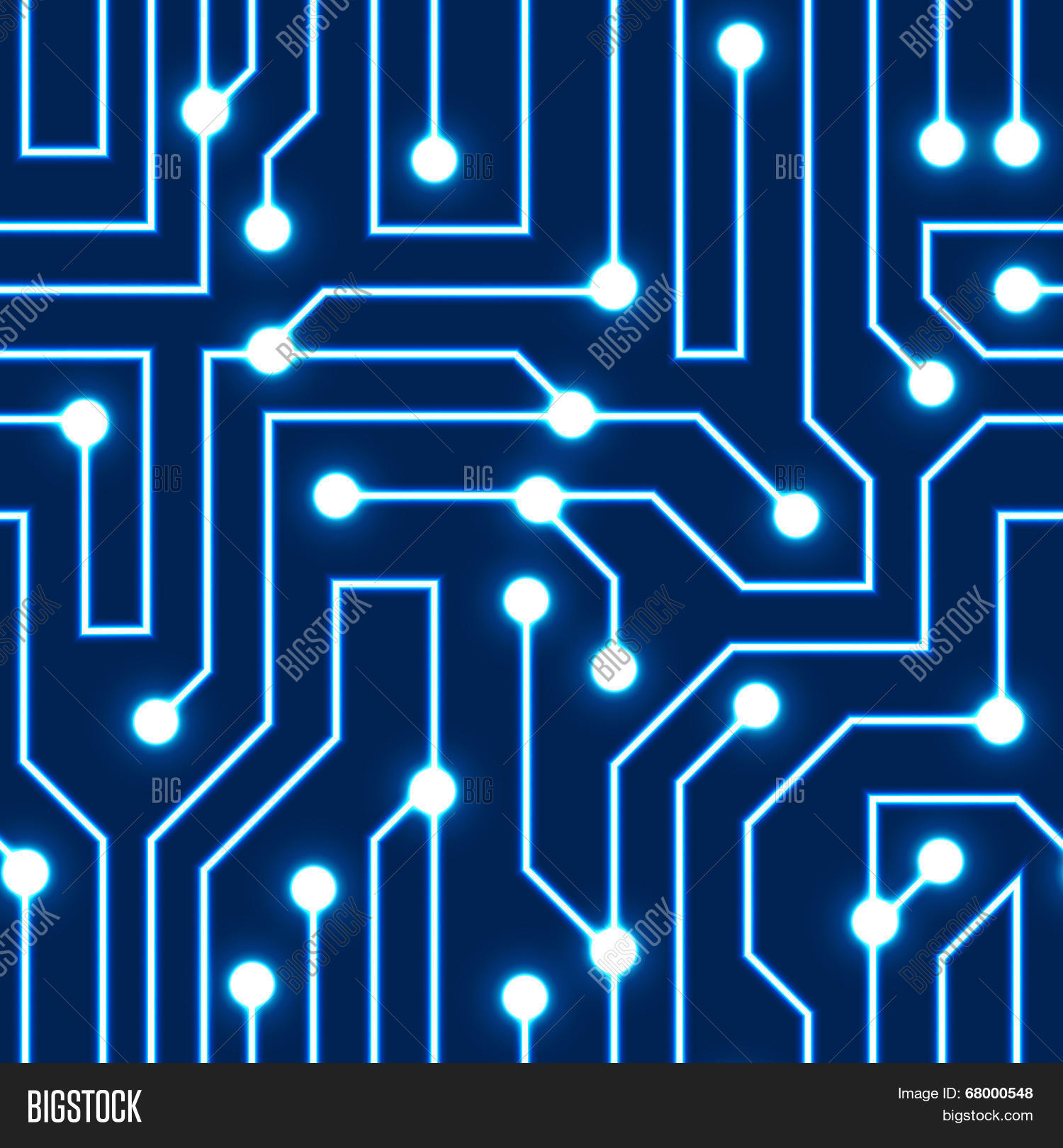 Vector Blue Circuit Vector & Photo (Free Trial) | Bigstock