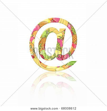 Letter Arroba Fruit Image & Photo (Free Trial) | Bigstock