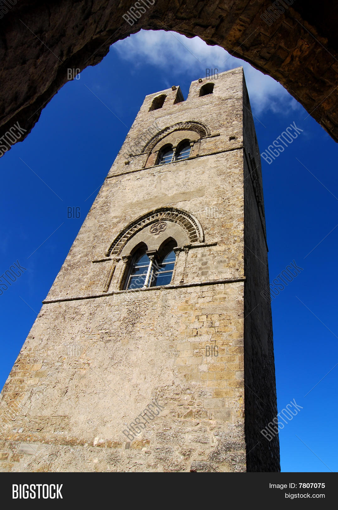 Erice Cathedral Tower Image & Photo (Free Trial) | Bigstock
