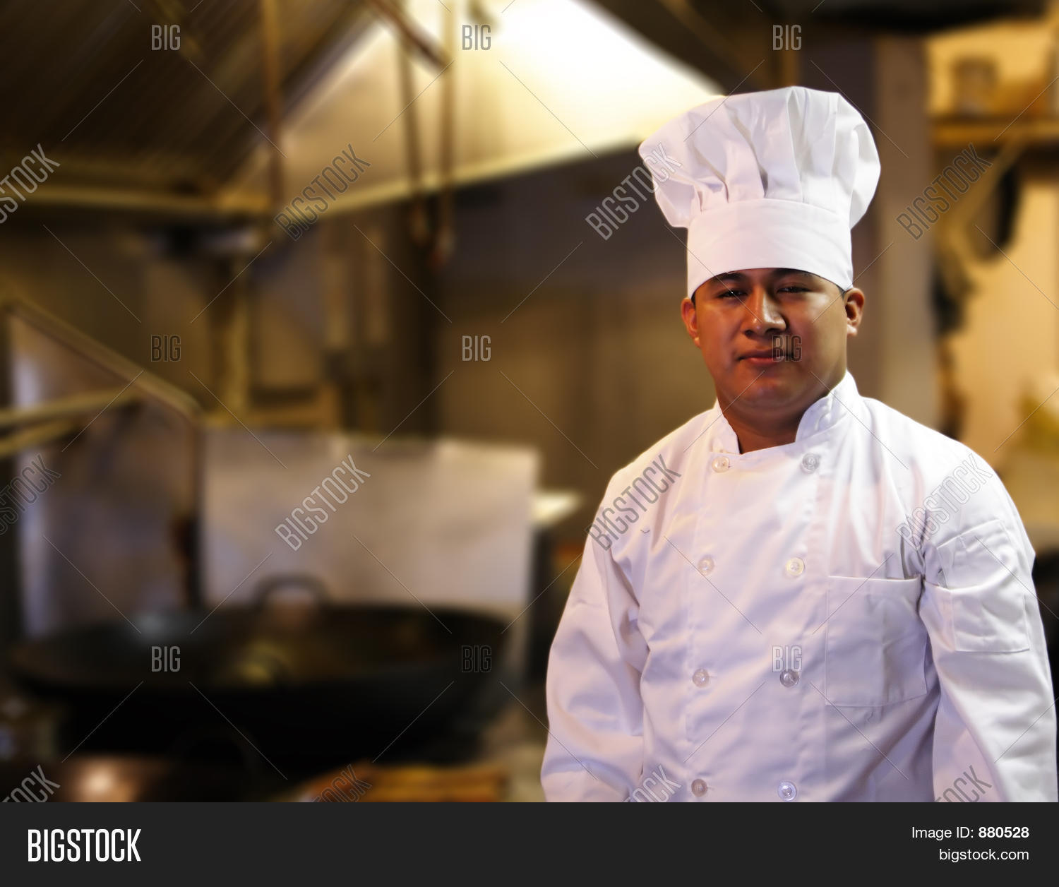 Chef Standing Kitchen Image & Photo (Free Trial) | Bigstock